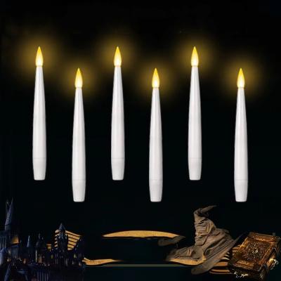 China Battery Operated Flameless Taper Candles Glossy Magic Hanging Candles OEM ODM for sale