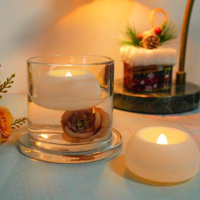 China 3 Inch Water Activated Floating Candles Big Floating Water Candles Rechargeable for sale