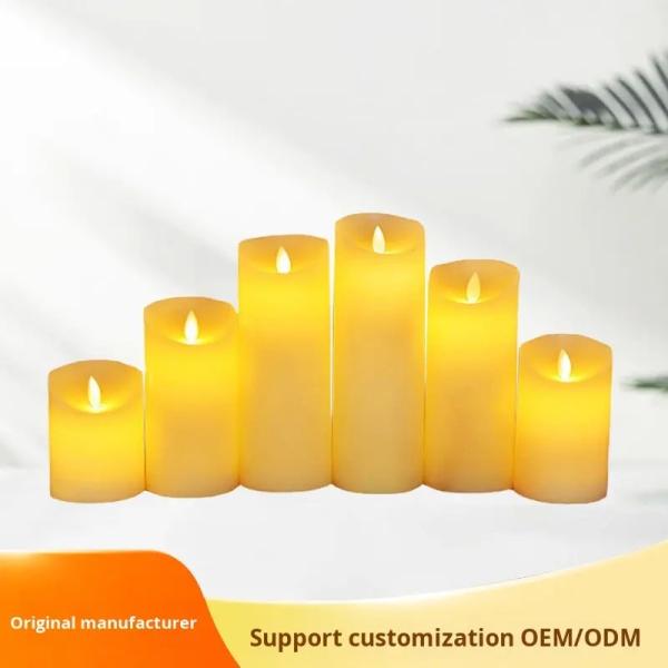 Quality USB Rechargeable LED Candle with Remote Control and Flickering Effect for Home for sale