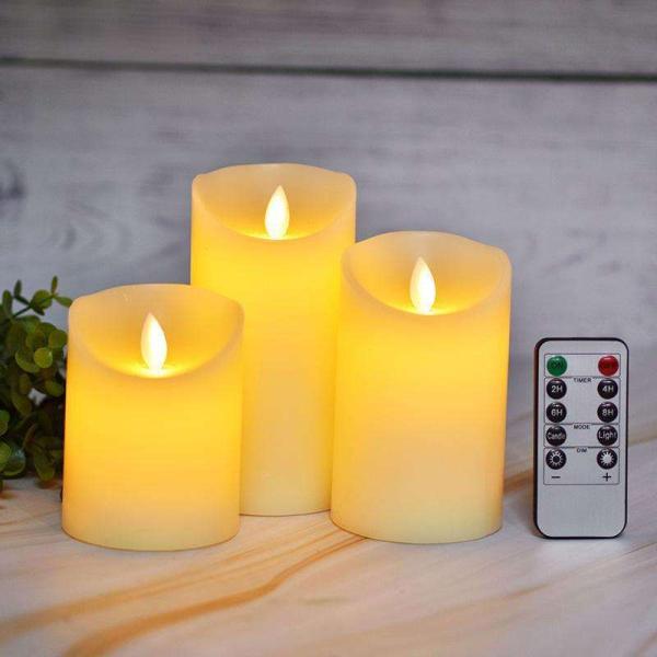Quality USB Rechargeable LED Candle with Remote Control and Flickering Effect for Home for sale