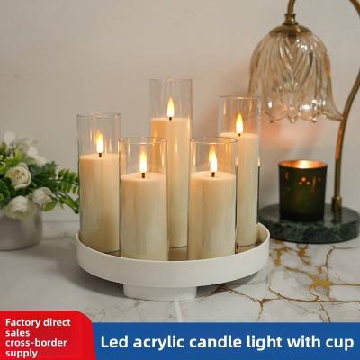 China Home Decoration Flameless LED Candles Flickering Realistic Fake Candles Battery Operated for sale