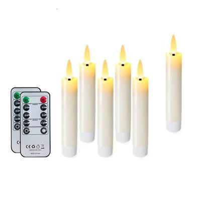 China Various Sizes Paraffin Wax Taper Candles Customized Taper LED Candles With Remote for sale