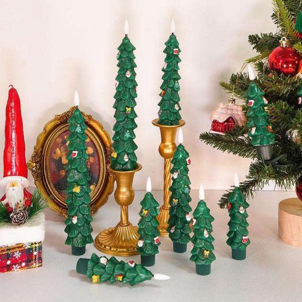 Quality Eco-Friendly Paraffin Wax LED Candle with Remote Control for Christmas Tree for sale