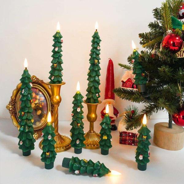 Quality Eco-Friendly Paraffin Wax LED Candle with Remote Control for Christmas Tree for sale