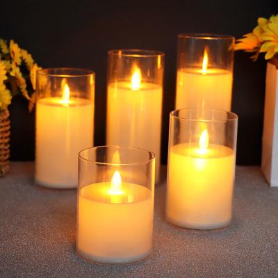 China Flamless LED Pillar Candles Battery Operated Flameless Candles With Remote for sale