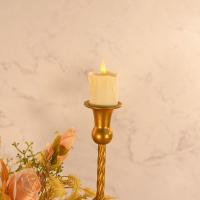 China Rechargeable Remote Control LED Tea Light Candle 3D Real Flame 5m Range Timer for sale