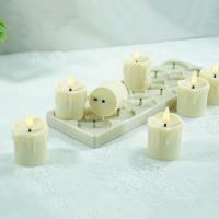 China Rechargeable Remote Control LED Tea Light Candle 3D Real Flame 5m Range Timer for sale