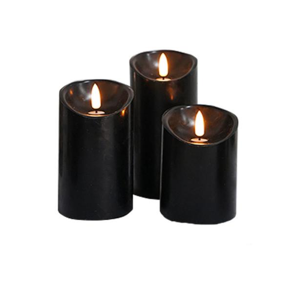 Quality Real Wax LED Pillar Candle with Remote Control and Timer Function for Home Decor for sale