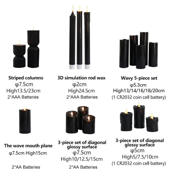 Quality Real Wax LED Pillar Candle with Remote Control and Timer Function for Home Decor for sale