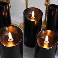 Quality Real Wax LED Pillar Candle with Remote Control and Timer Function for Home Decor for sale