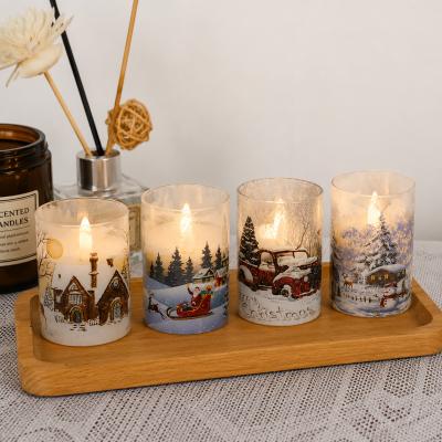China Remote Control Flameless LED Candles with Timer Function and Acrylic Plastic Shell for Safe Holiday Decor for sale