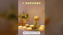 200 Hour Floating Candles Waterproof LED Lights