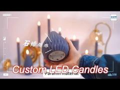 oem odm battery operated candle light customized led flameless candles with timer