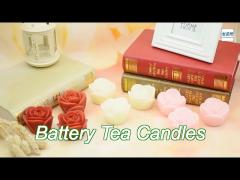 red battery tea candles romantic flameless led tea light 6pcs / 12pcs / 24pcs