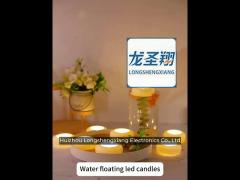 battery operated fake floating candle 3 inch water activated led floating tea lights
