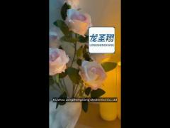 9pc set waterproof led electric flameless light lamp flickering plastic pillar candles festival