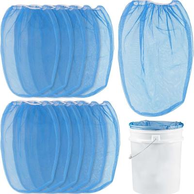 China Hite 1 2 5 Gallon Elastic Opening Fine Mesh Paint Strainer Bags For Hydroponic Paint Filtering for sale