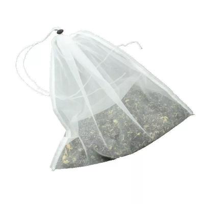 China Small Drawstring Nylon Mesh Filter Bag 200 Micron FDA Certificate for sale