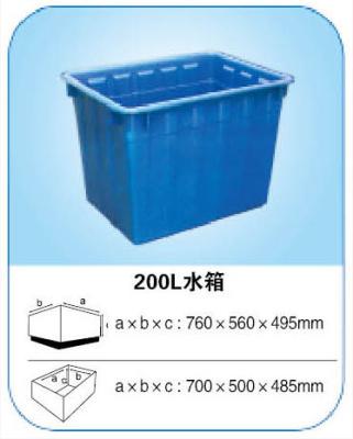 China Hot sale NEW Hdpe 200L PLASTIC WATER CRATE with best quality and best price for sale