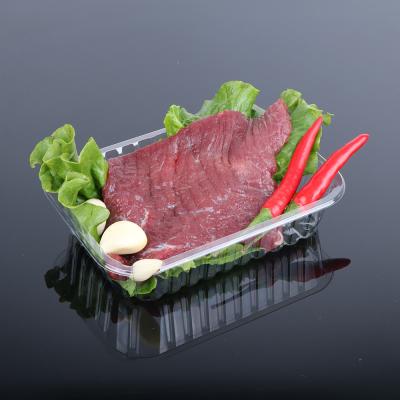 China PET / PP Food Tray MAP Vacuum Formed Plastic Meat Trays Heat Sealable for sale