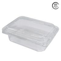 China Custom Kiwi Disposable Plastic Clamshell Fruit Containers Eco Friendly 100 200ml for sale
