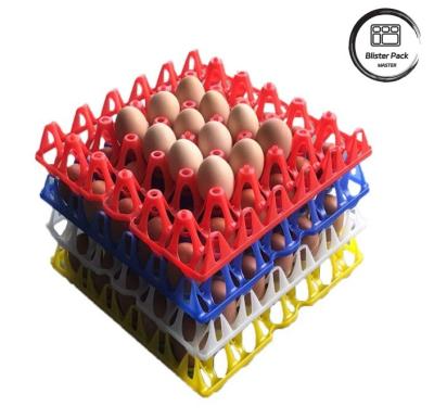 China Affordable 30 Cell Plastic Egg Blister Tray Packaging for Chicken Eggs for sale