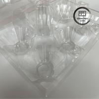 China 6 Pack Plastic Egg Cartons Durable PET Egg Packing Boxes for Secure Storage 6 Eggs for sale
