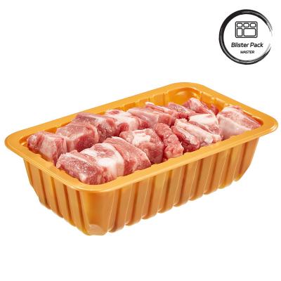 China Disposable Yellow PP Plastic Meat Trays for Fresh Meat  Premium Quality Packaging for sale
