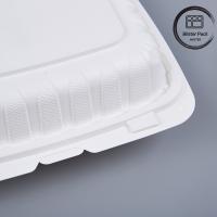 China Disposable Plastic Clamshell Takeout Containers 350-1200ml Leakproof PET Food Boxes for sale
