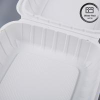 China Disposable Plastic Clamshell Takeout Containers 350-1200ml Leakproof PET Food Boxes for sale