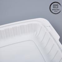 China Disposable Plastic Clamshell Takeout Containers 350-1200ml Leakproof PET Food Boxes for sale