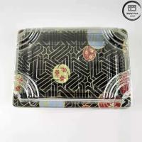 China Custom PS OPS Disposable Sushi Tray Blister Pack with Clear Lid 15 Days Lead Time for sale