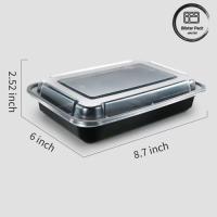 China Wholesale Single Compartment Meal Prep Containers Microwave Safe Biodegradable Plastic 4 Compartment for sale