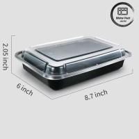 China Wholesale Single Compartment Meal Prep Containers Microwave Safe Biodegradable Plastic 4 Compartment for sale