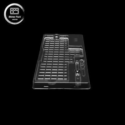 中国 パーソナライズされたPETキーボードの包装トレイ,防塵のための保護プラスチックカバー 販売のため