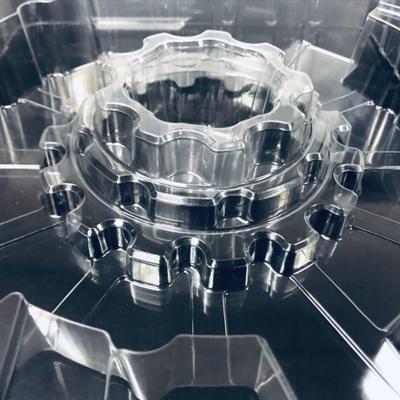 China Customizable Transparent PET Blister Tray Packaging for Bearings and Hardware Components for sale
