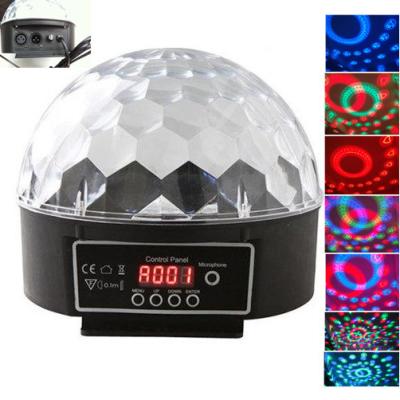 Cina effetto 7CH/di 6CH LED che accende la mini luce della sfera di cristallo di RGB 18 watt in vendita