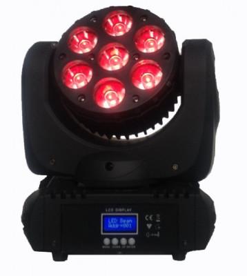 Cina Portatile 4 in 1 luce 10W * 7 del fascio della fase del teatro della luce del carrello del LED in vendita