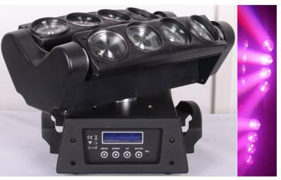 Cina Singolo bianco o 4 in 1 illuminazione della fase della luce DMX del carrello del ragno LED del fascio degli occhi di RGBW 8 in vendita
