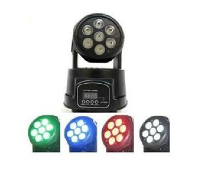 Cina Metta in scena il DJ che accende la luce del carrello del LED mini 7PCS x 12w per KTV in vendita