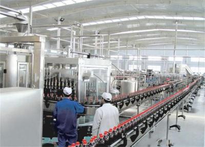 China PET Bottle / Can Carbonated Drinks Machine , Automated Carbonated Beverage Filling Line for sale