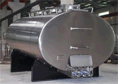 Cina I grandi carri armati orizzontali dell'acciaio inossidabile, liquido in serie di raffreddamento hanno pastorizzato il serbatoio da latte 1000L - 30000L in vendita