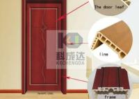 China WPC PVC Composite Door Panel Making Machine Frame PVC Panel Production Line for sale