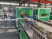 China PVC Ceiling Panel Wall Panel Extrusion Line With Hot Stamping Machine for sale