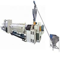 China Automatic PLC Omron Temperature Controlled Two Strand Plastic Pipe Production Line for sale