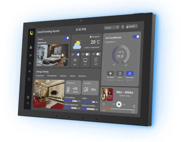 Quality Octa Core Smart Home Control Panel OEM Featuring Glass Glass Touch Panel Ensuring High Light Transmission and Automation Control for sale