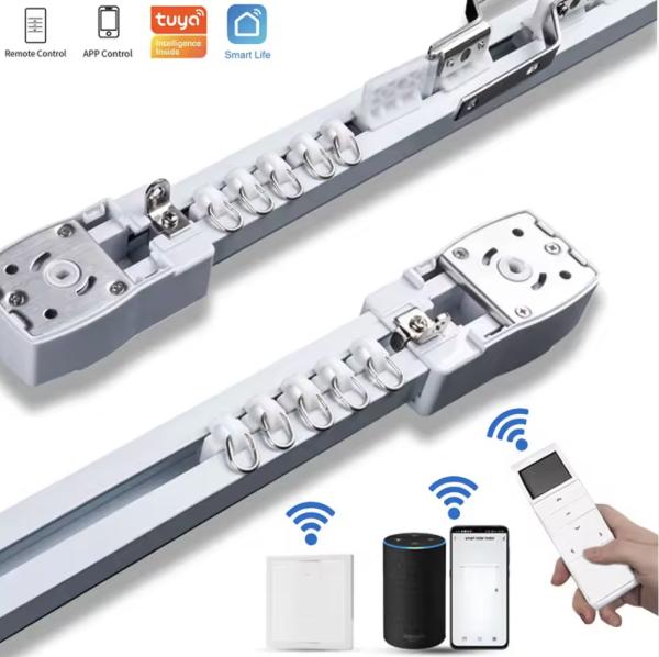 Quality Auto Open Close Smart Curtain Tracks 2 Meters Length Supporting Operating Temperature From Minus 10 Celsius To 50 Celsius for sale
