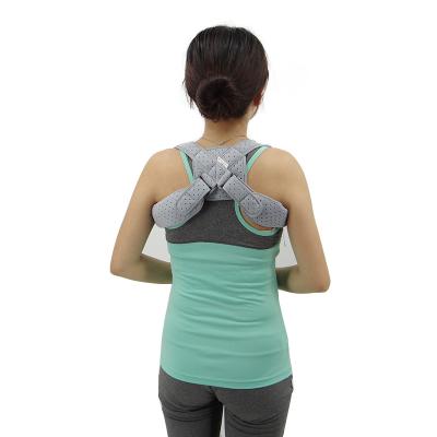 China clavicle brace and posture corrector back brace for Humpback  with S M L XL XXL five size gray for sale