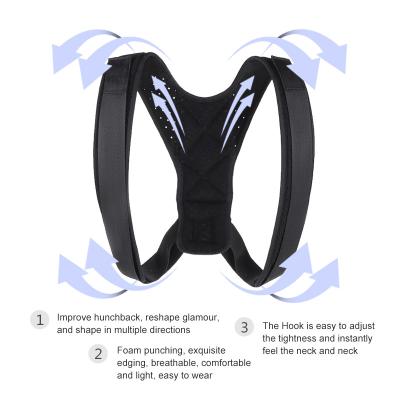 China adjustable back posture corrector and back posture corrector black for Humpback for sale