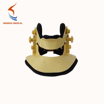 China High grade Adjustable neck collar yellow free size can Lift neck support for sale